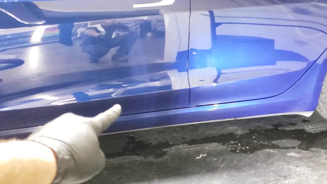 Is the Paint Ruined? Rock Chips on this Tesla Model 3! - YouTube