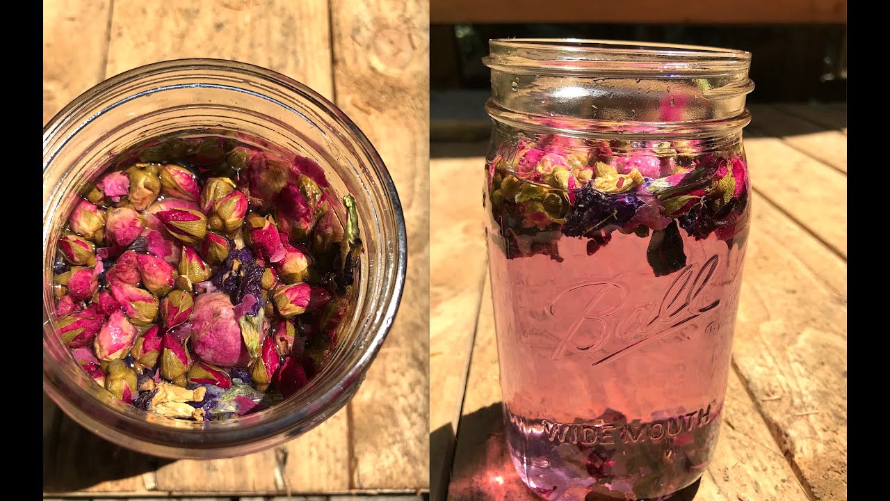 How To Make SUN Infused Rose Tea | Off The Grid - YouTube