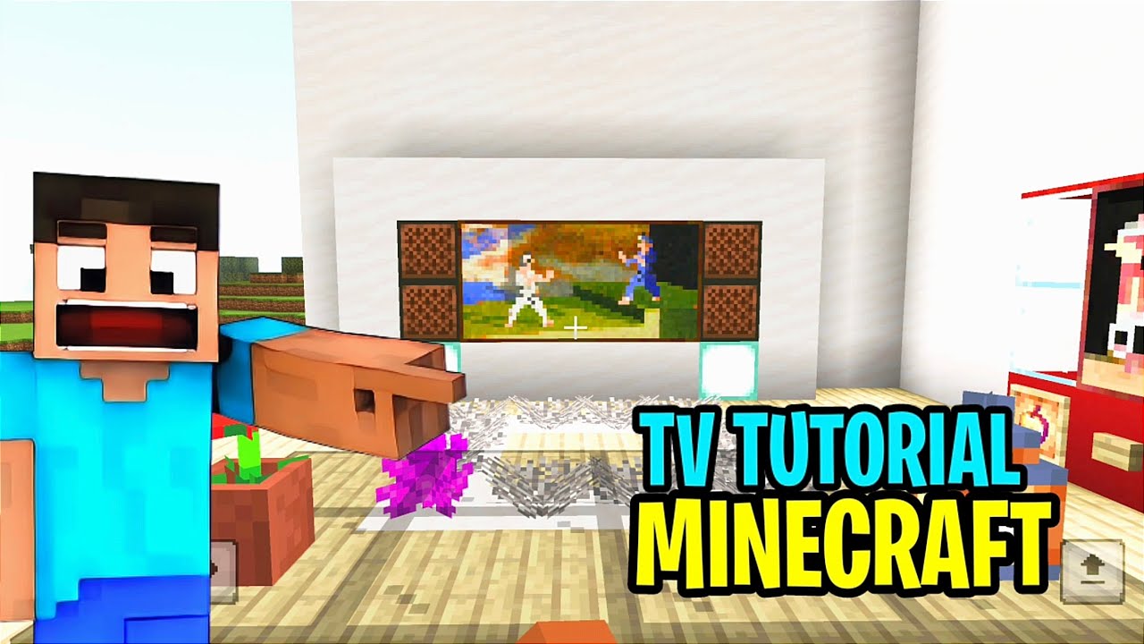 MINECRAFT TV TUTORIAL 📺🔥 | Minecraft Builds - YouTube