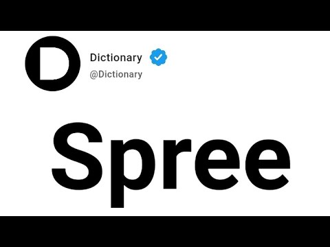 Spree Meaning In English - YouTube