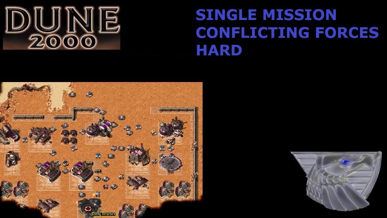 Dune 2000 - Single Mission: Conflicting Forces (Hard) - YouTube