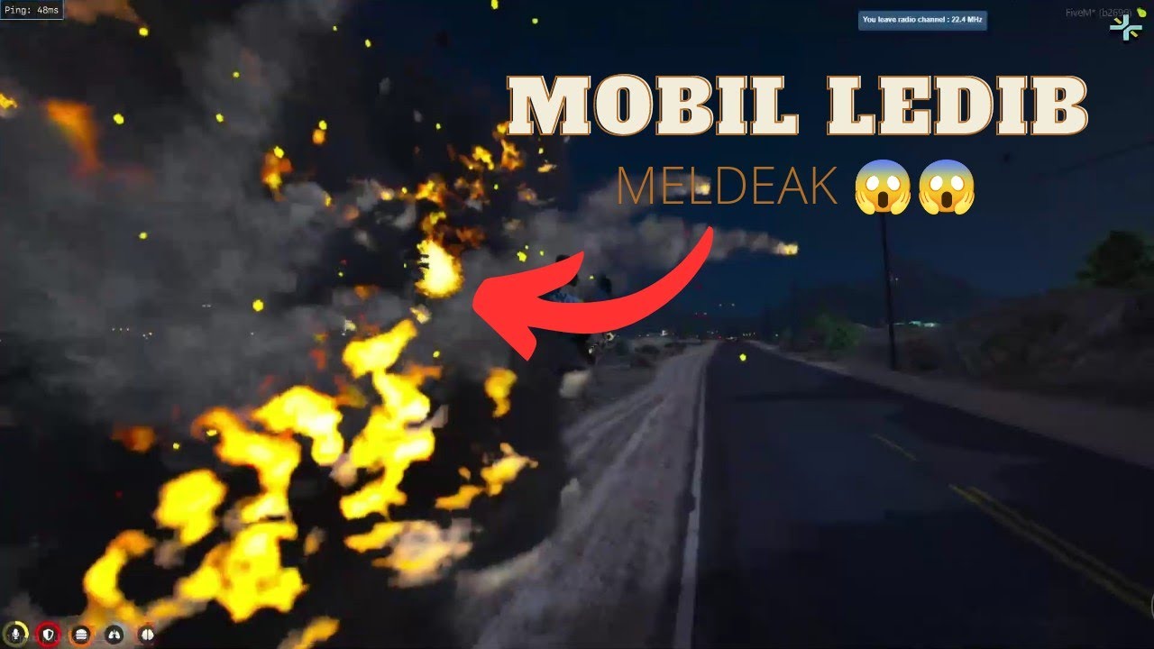 Ketika mobil yang di kendarai Ledib meledak - YouTube