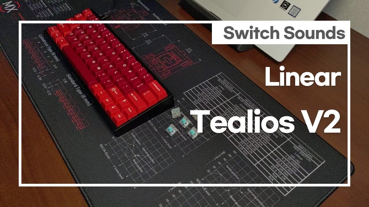 Tofu with stock Tealios V2 Typing Sounds - YouTube
