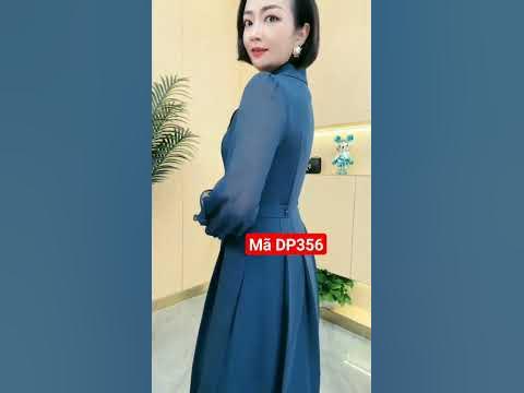 Mã DP356 - VÁY CỔ SƠ MI TAY DÀI Đầm Trung Niên | gọi ngay DT ZALO 0766.522.104 #damtrungnien # ...