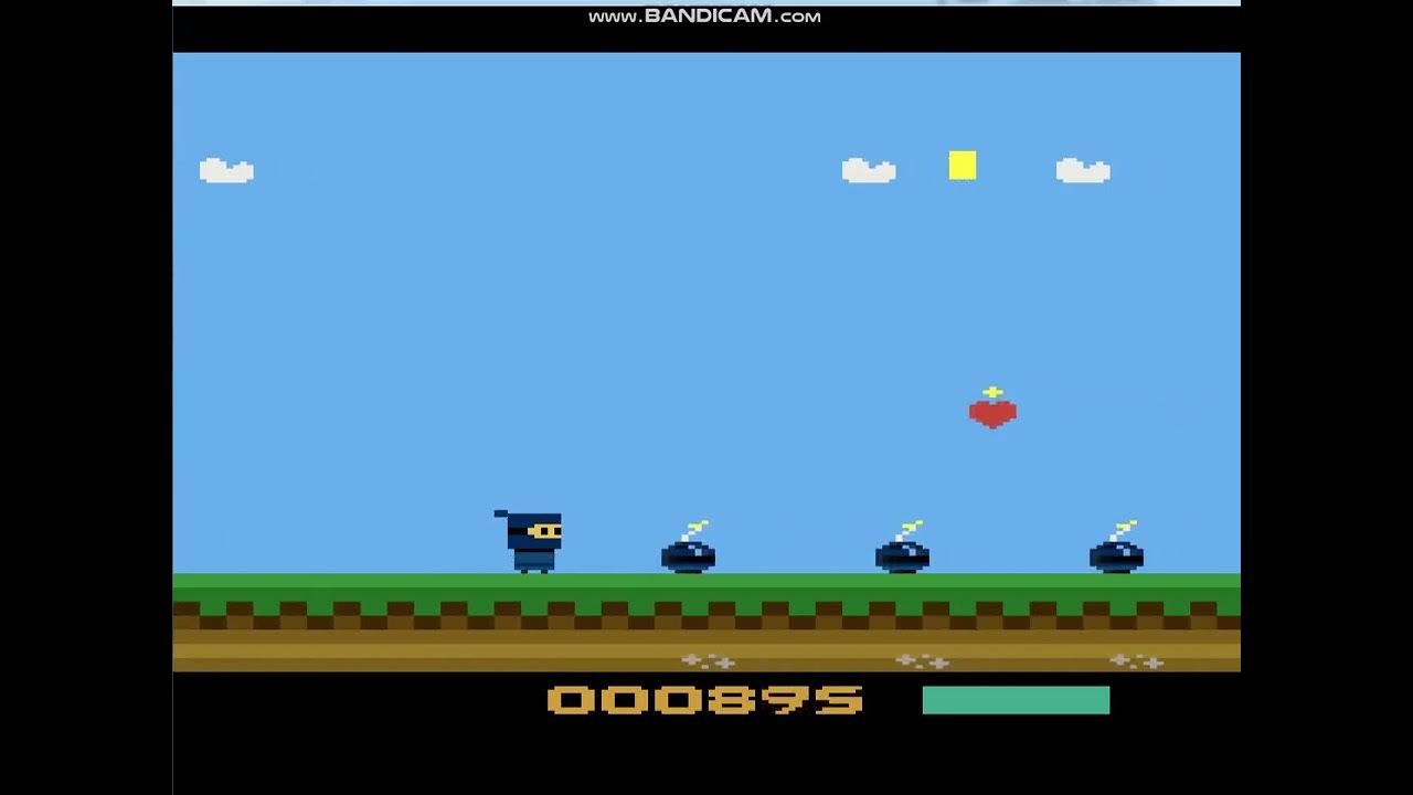Ninja Hashiru - atari 2600 homebrew game - YouTube