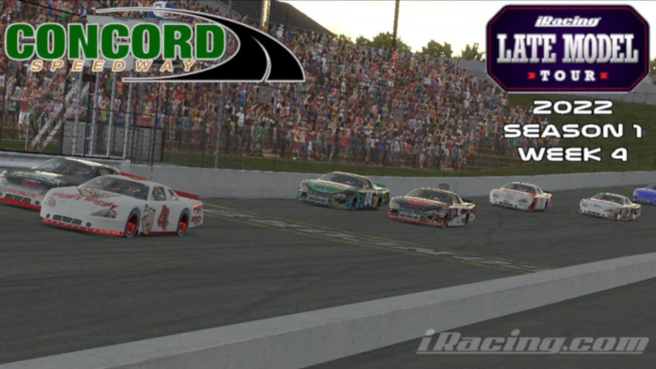 iRacing Late Model Series (fixed) 2022 Season 1 Week 4 @ Concord ...