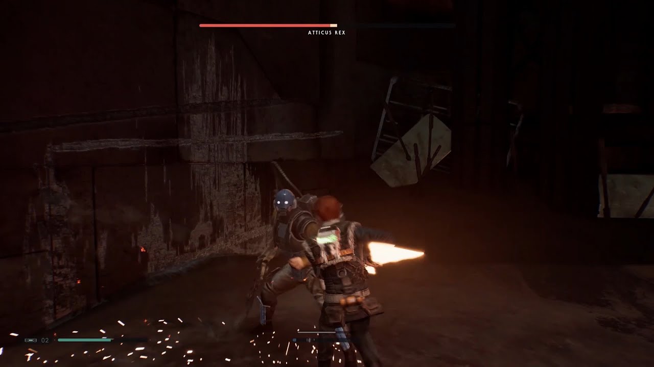 Star Wars Jedi: Fallen Order - Atticus Rex II Boss Fight 1080p - YouTube