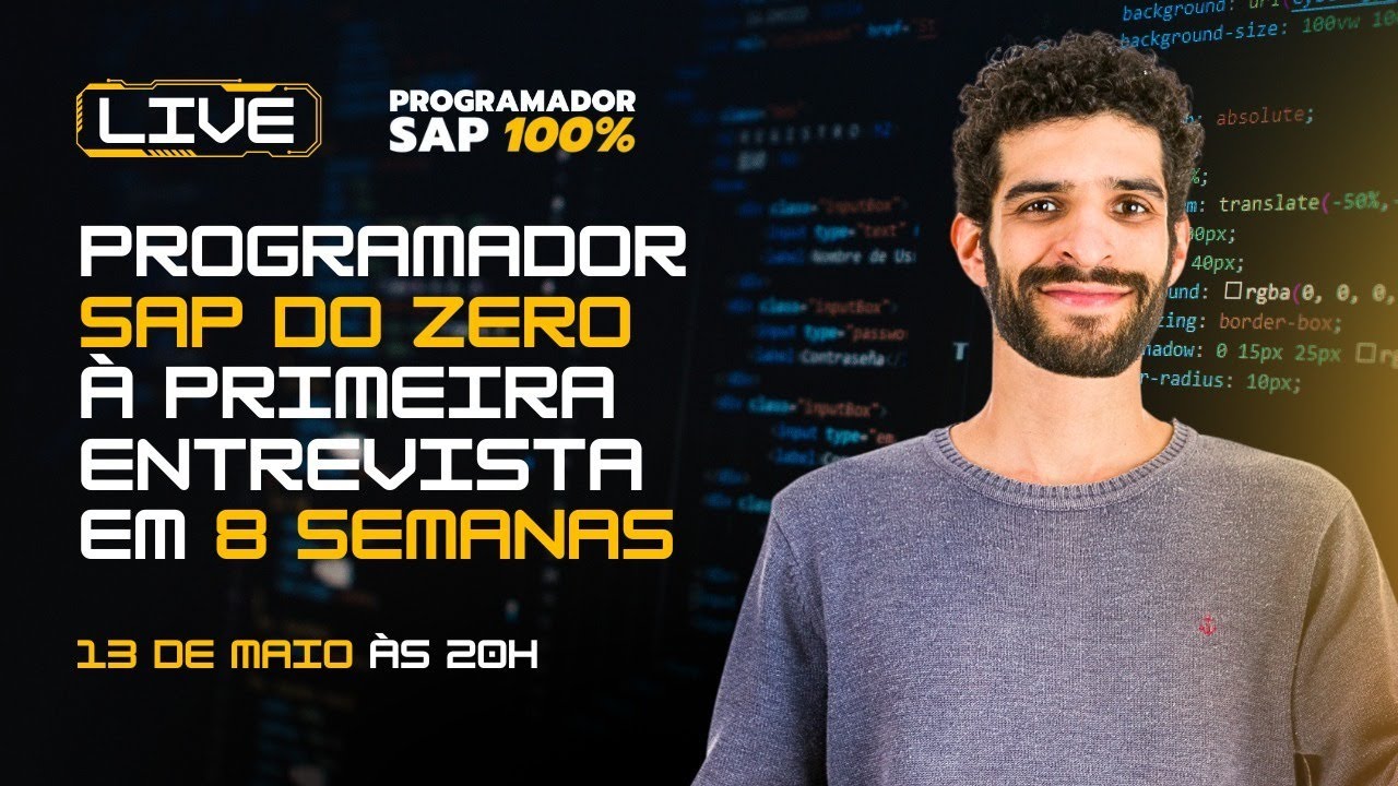 Programador SAP do zero à primeira entrevista em 8 semanas. - YouTube