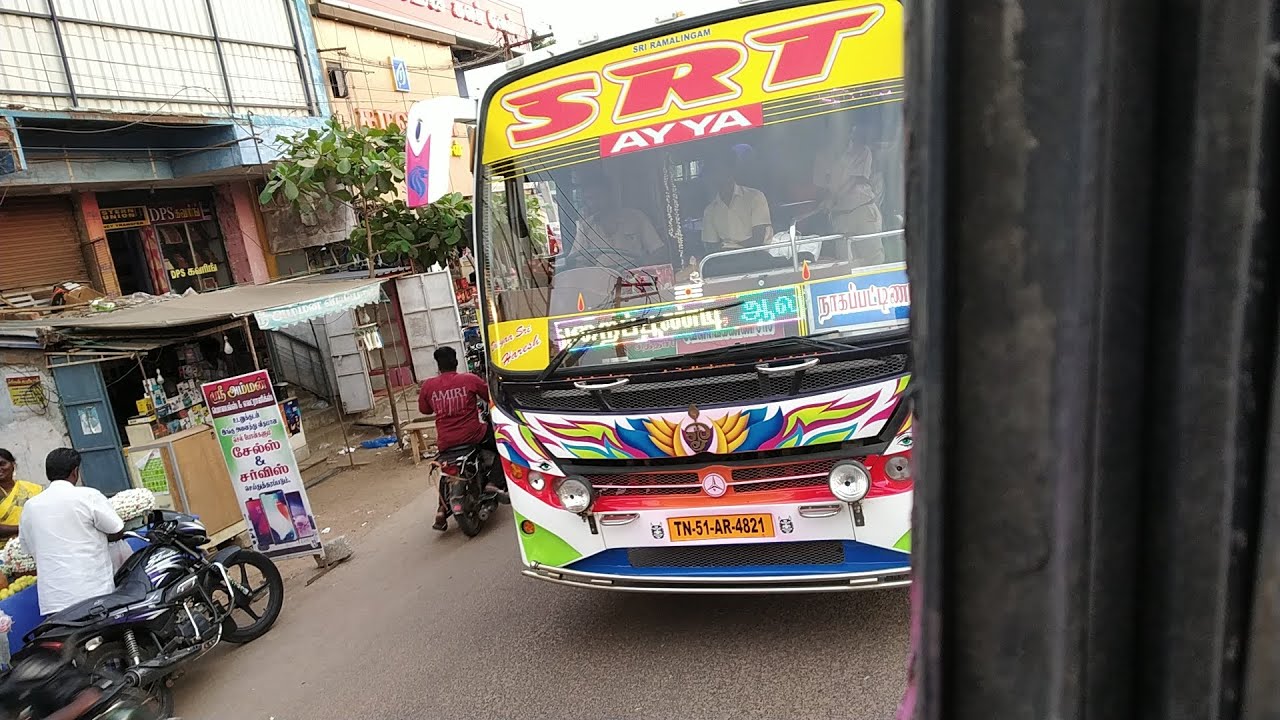 SRT BUS TRANSPORT 🥰 பட்டுக்கோட்டை 🔄 நாகப்பட்டினம் 🔄 நாகூர். TN BOYS ...