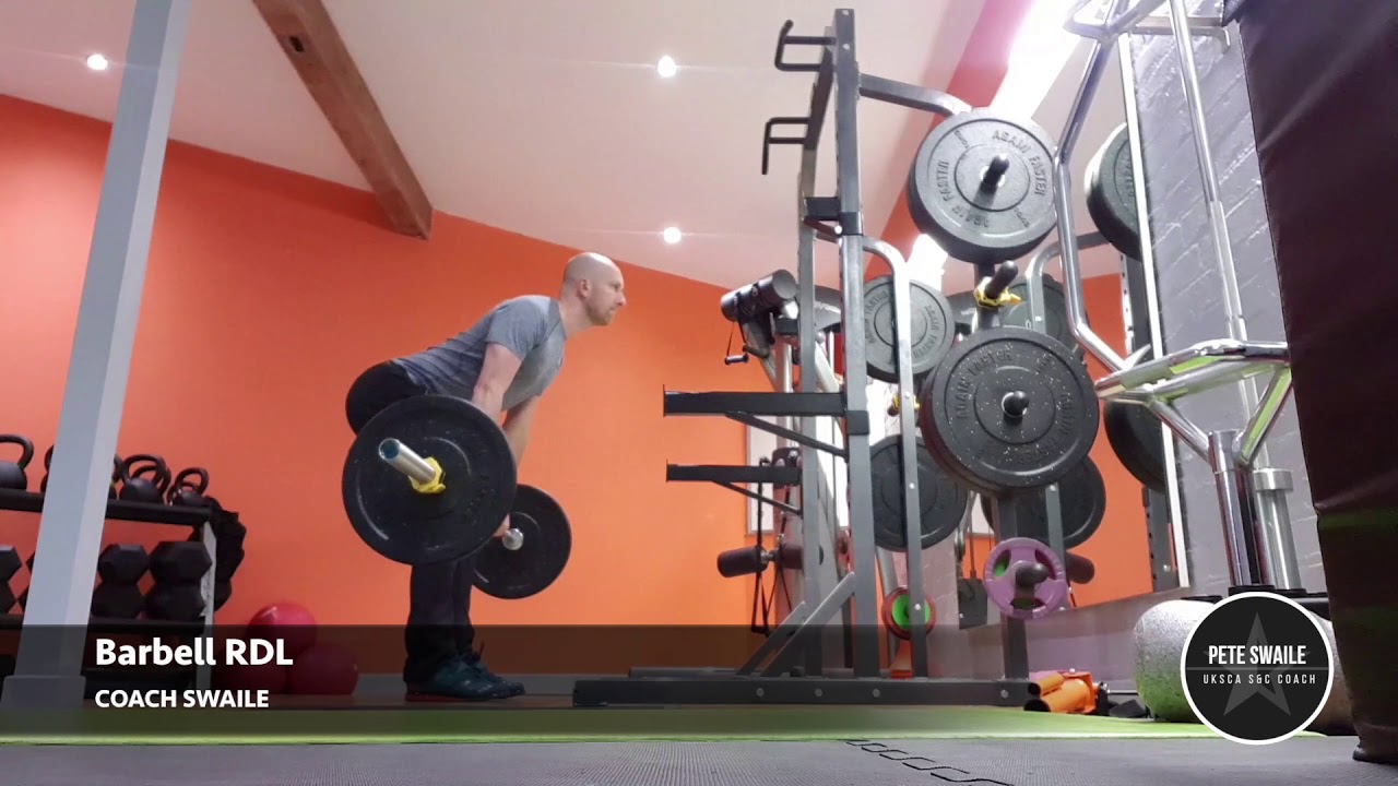 Barbell RDL - YouTube