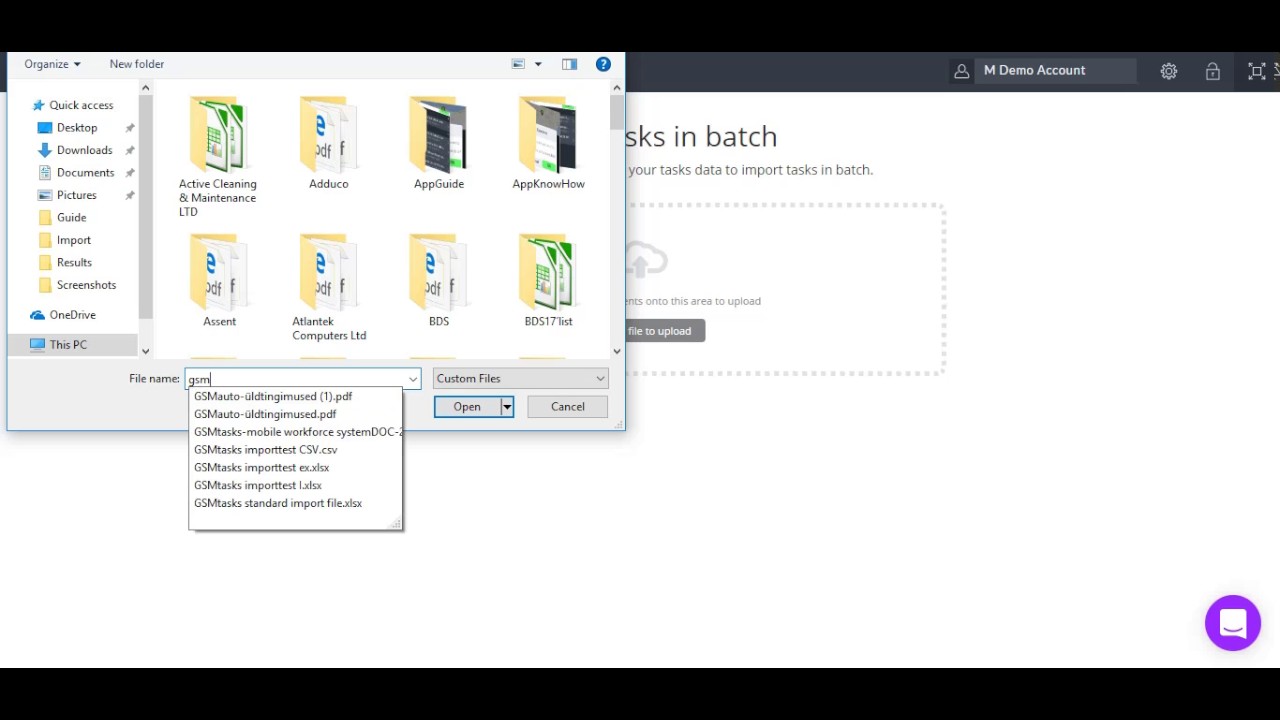 How To Import Bulk Tasks - YouTube