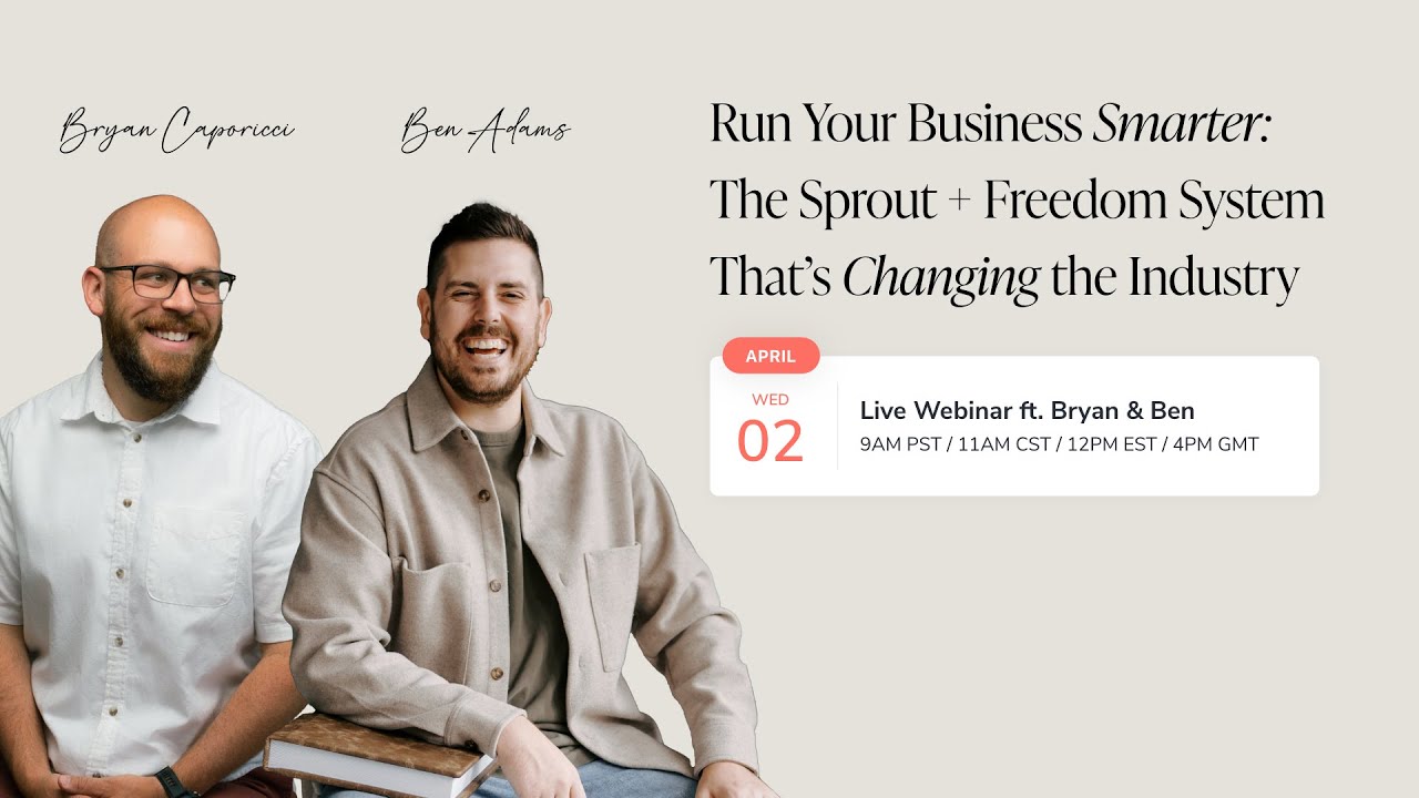 Sprout Studio & Freedom Print Lab Webinar: Run Your Business Smarter ...