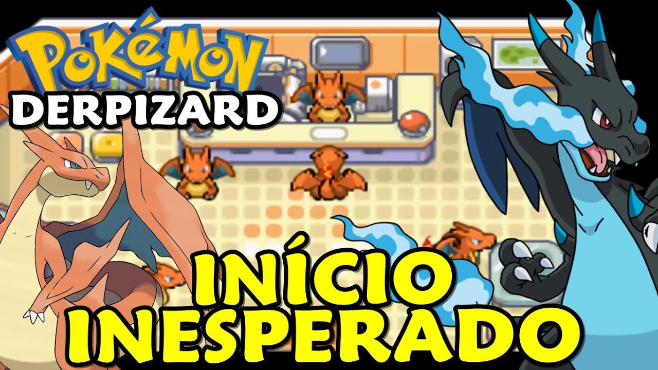Pokémon Derpizard (Hack Rom) - O Início com Charizard em Todo Lugar ...