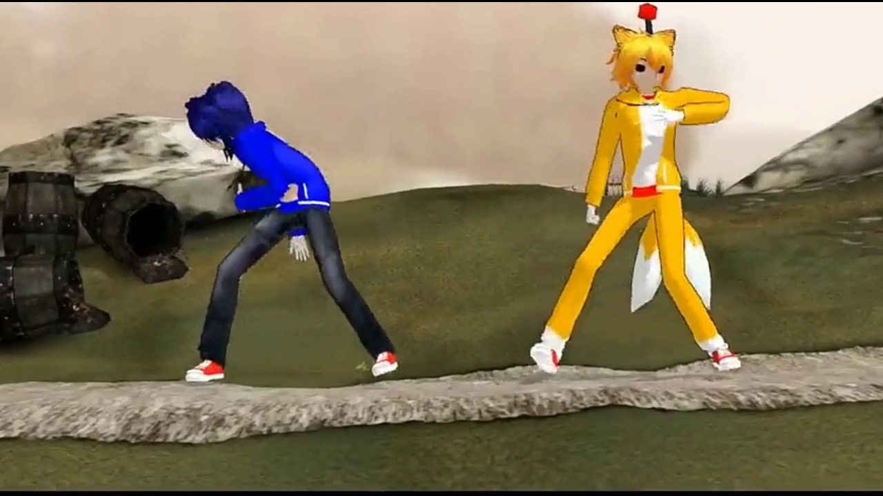 [MMD] Sonic.EXE and Tails Doll | Bad Apple - YouTube