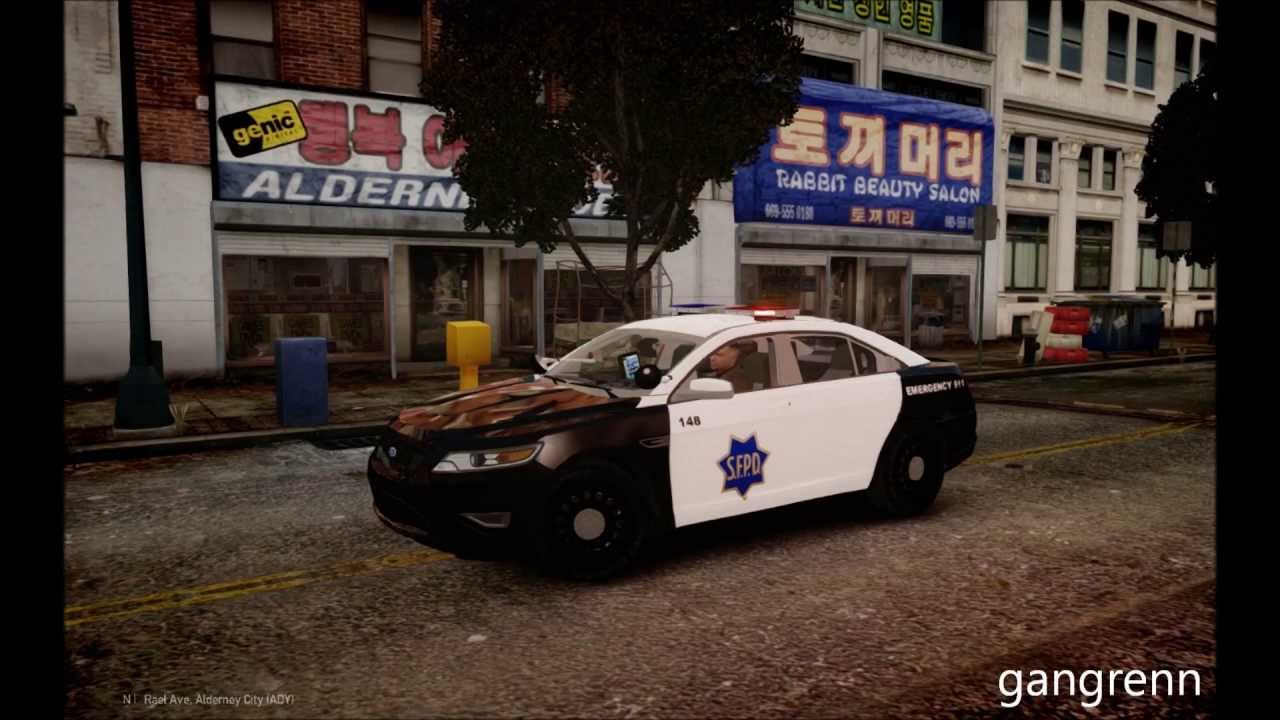 GTA4:EFLC - [REL] 2012 Ford Taurus - San Francisco Police Department ...
