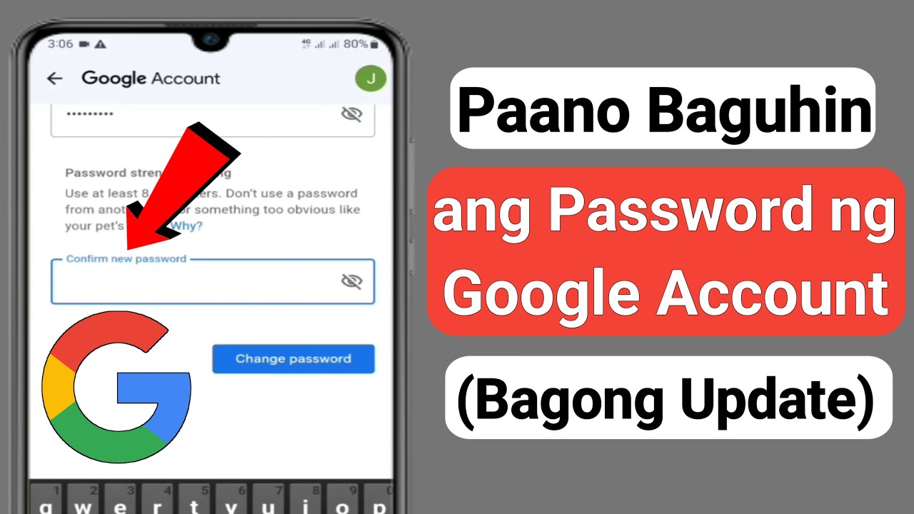 Paano Palitan ang Password ng Google Account (Bagong Update 2023 ...
