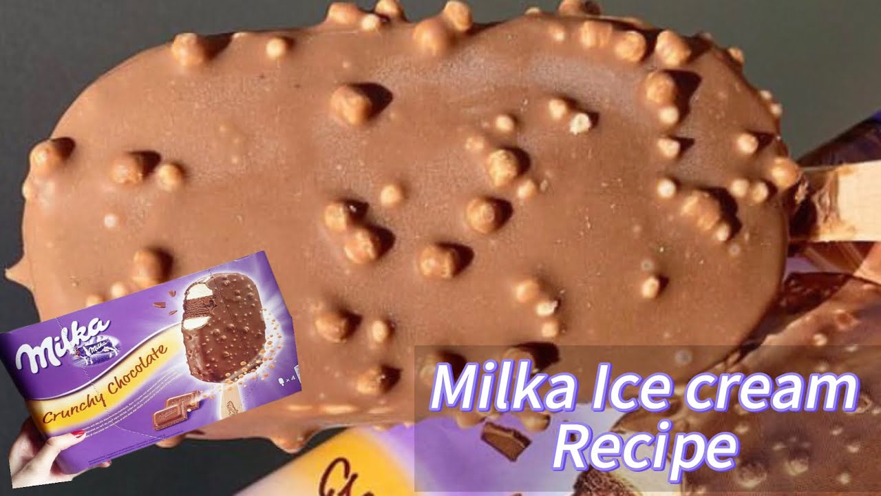 Milka Ice Cream Recipe | Easy Ice Cream - YouTube