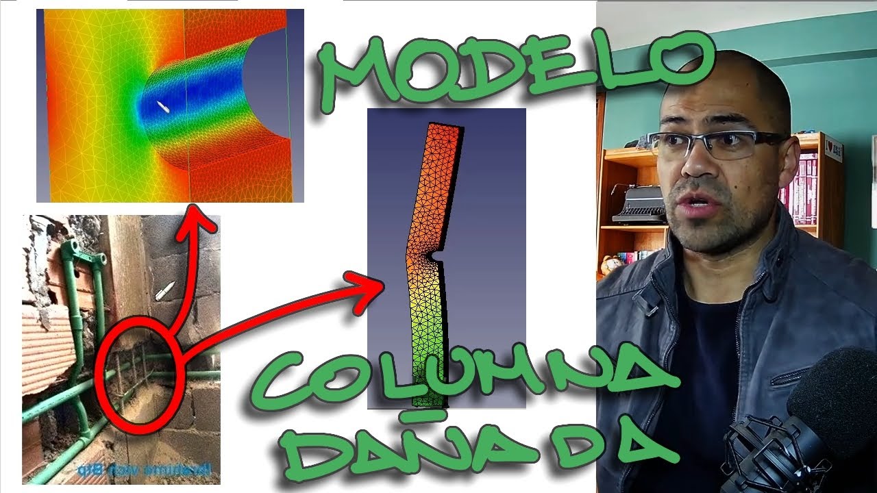 Así se comporta la columna por dentro cuando es dañada. - YouTube