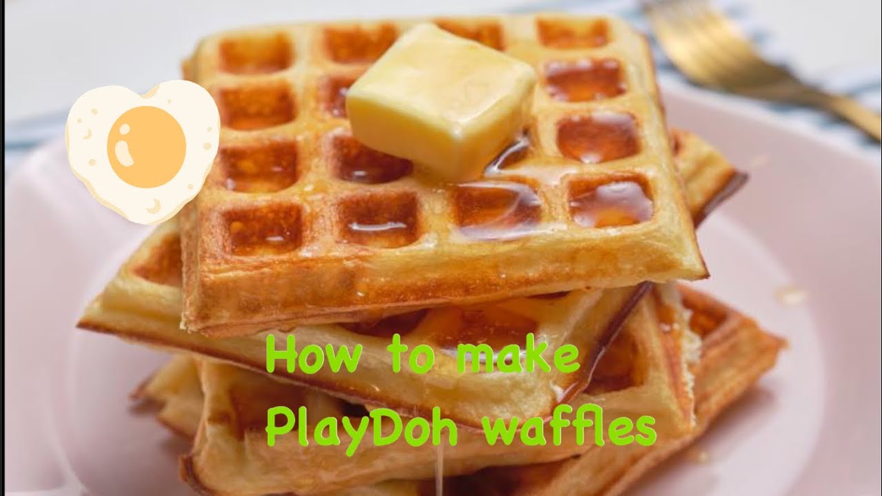 PlayDoh Tuesday: how to make a waffles - YouTube