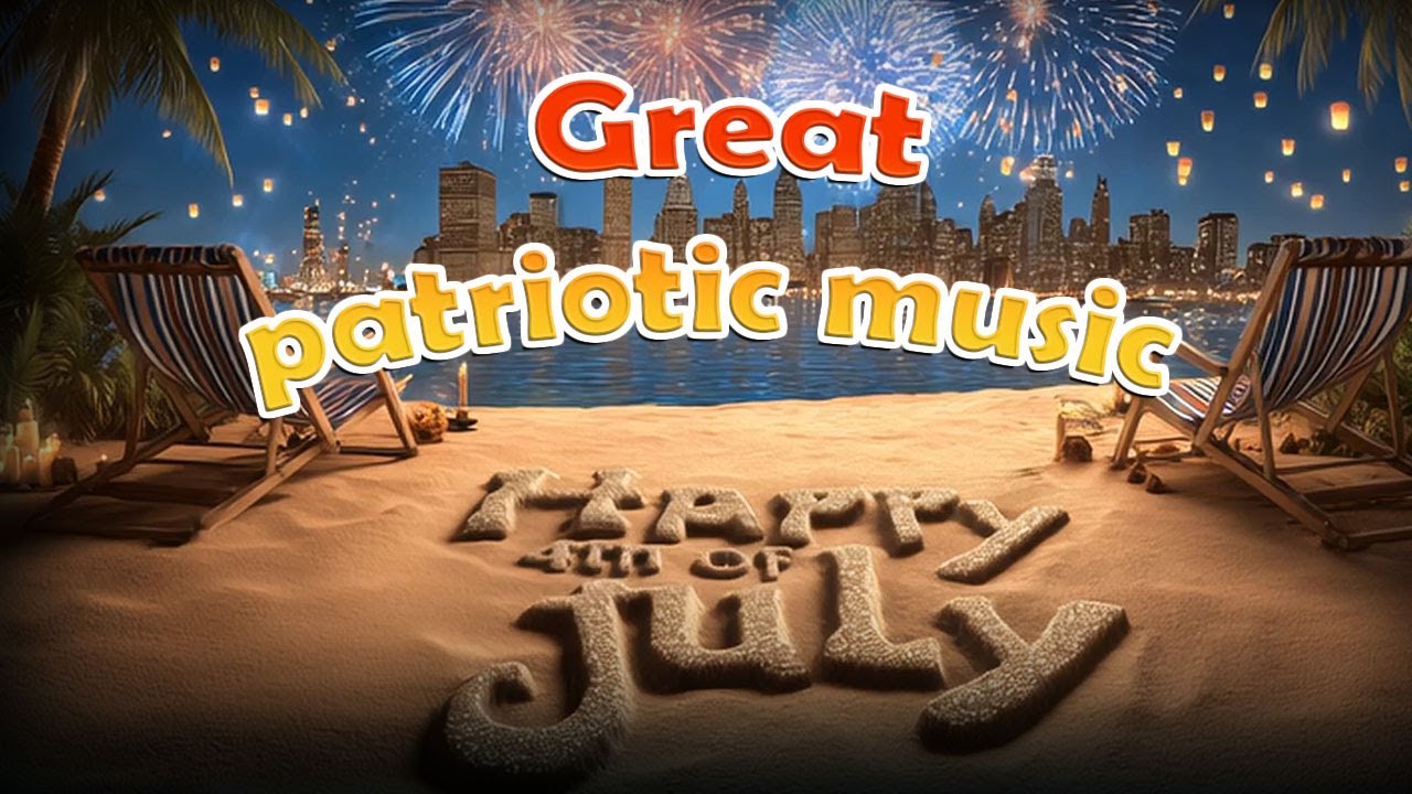 Happy 4th of July 2025 Beach Ambience: Fireworks & Ocean Waves with ...