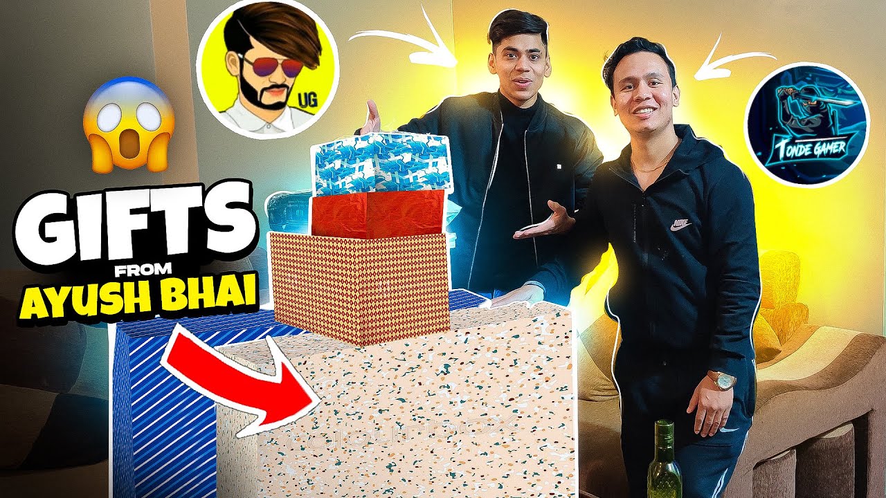 I Got ₹ 500000 Worth Gifts From Ug Ayush Bhai @UnGraduateGamer 😱 Tonde ...