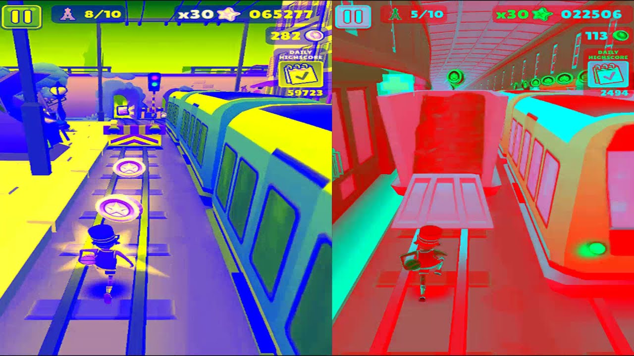 🚀Subway Surfers (Color Mix)🚀, Android Reverse Gameplay - Walkthrough ...