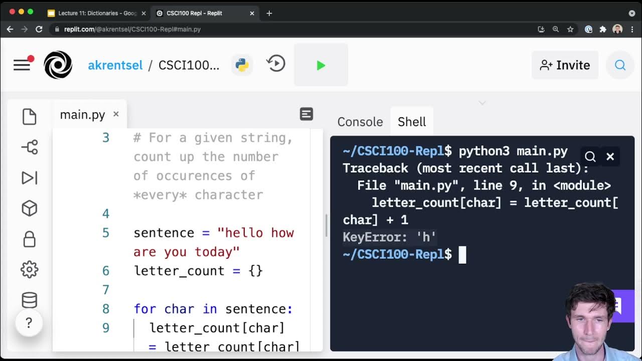 CSCI100: Lecture 11.4 - Dictionary Coding Example - YouTube