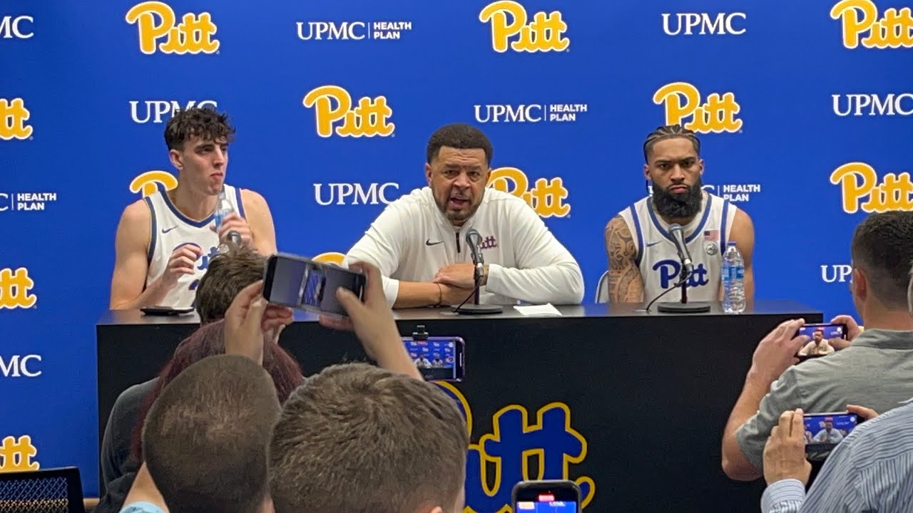 Capel, Dunn and Diaz Graham on Pitt's win over WVU | Pitt basketball on ...