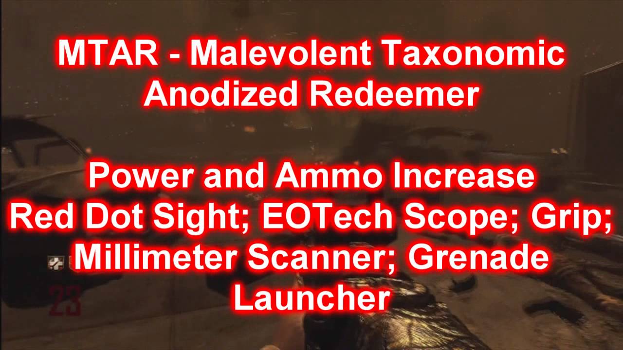 Black Ops 2 Zombies All Weapon Upgrades and Attachments - Assault ...
