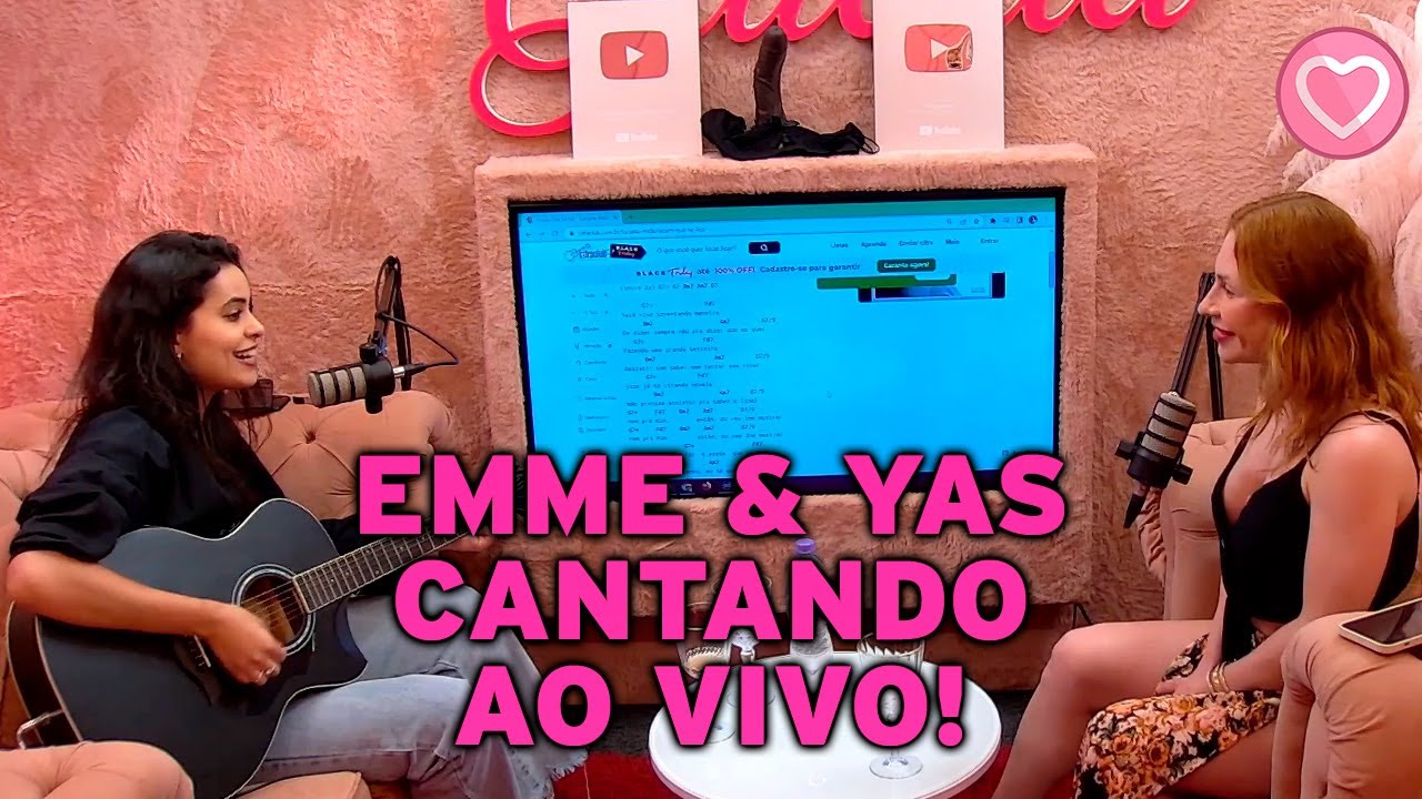 EMME WHITE & YAS YASSINE CANTAM LUCIANA MELLO AO VIVO! - YouTube