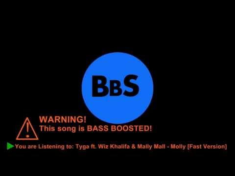 Tyga ft. Wiz Khalifa & Mally Mall - Molly [Original] BASS BOOSTED[Fast Version]