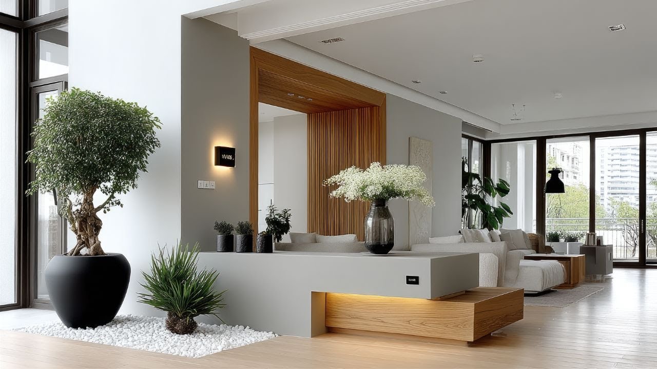 A Soft-Tech Minimalist Home Tour | Warm Interiors with Smart Controls ...