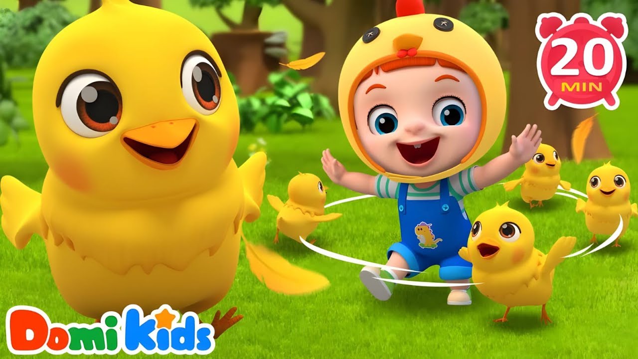 "🚀 Singalong Fun! Five Little Chicks Nursery Rhyme for Kids 🎶 | Cute ...