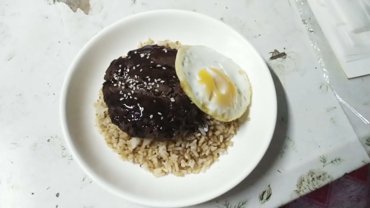 #shorts | #Mukbang | Burger Patty Teriyaki Silog Mukbang for Merienda ...
