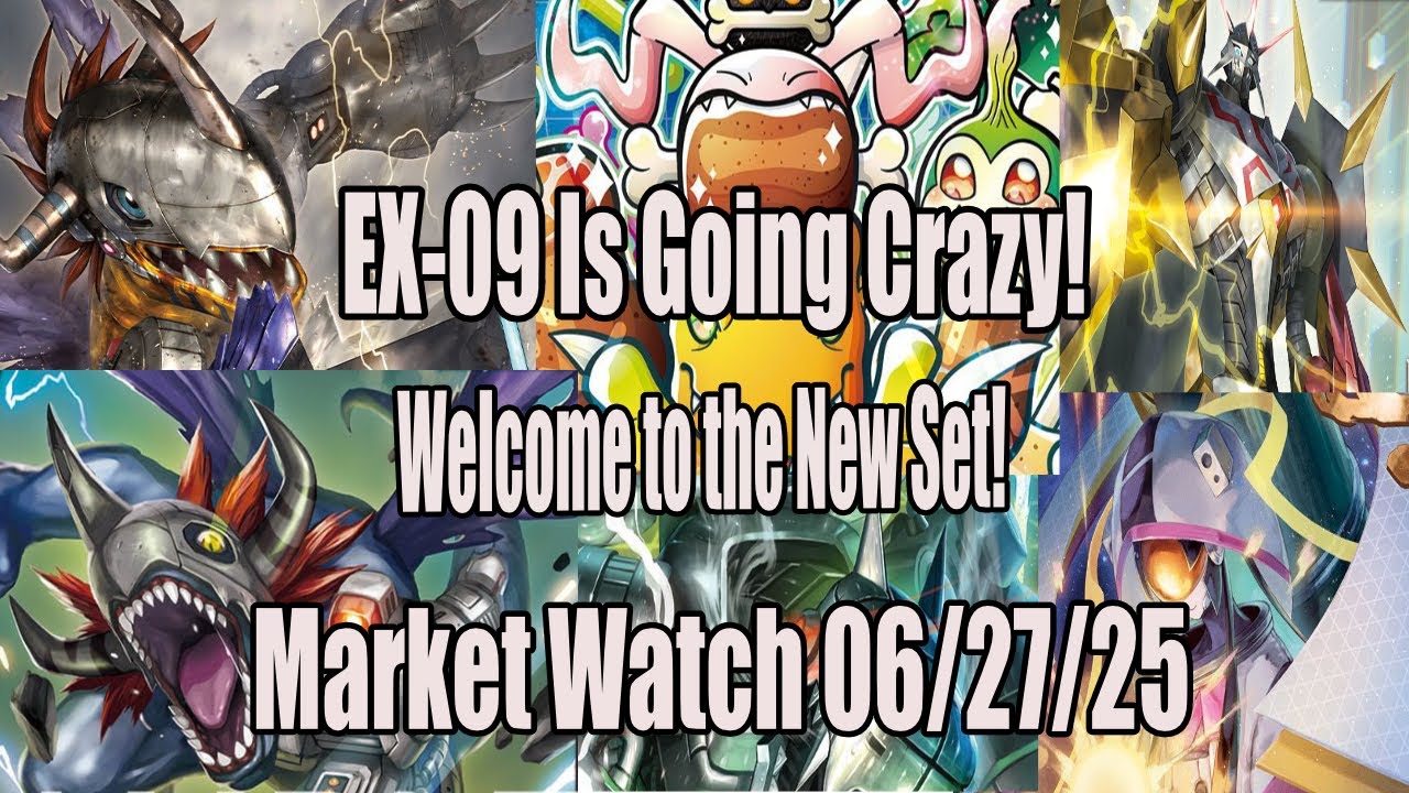 EX-09 Is Going Crazy! Welcome to the New Set! | Digimon Market Watch ...