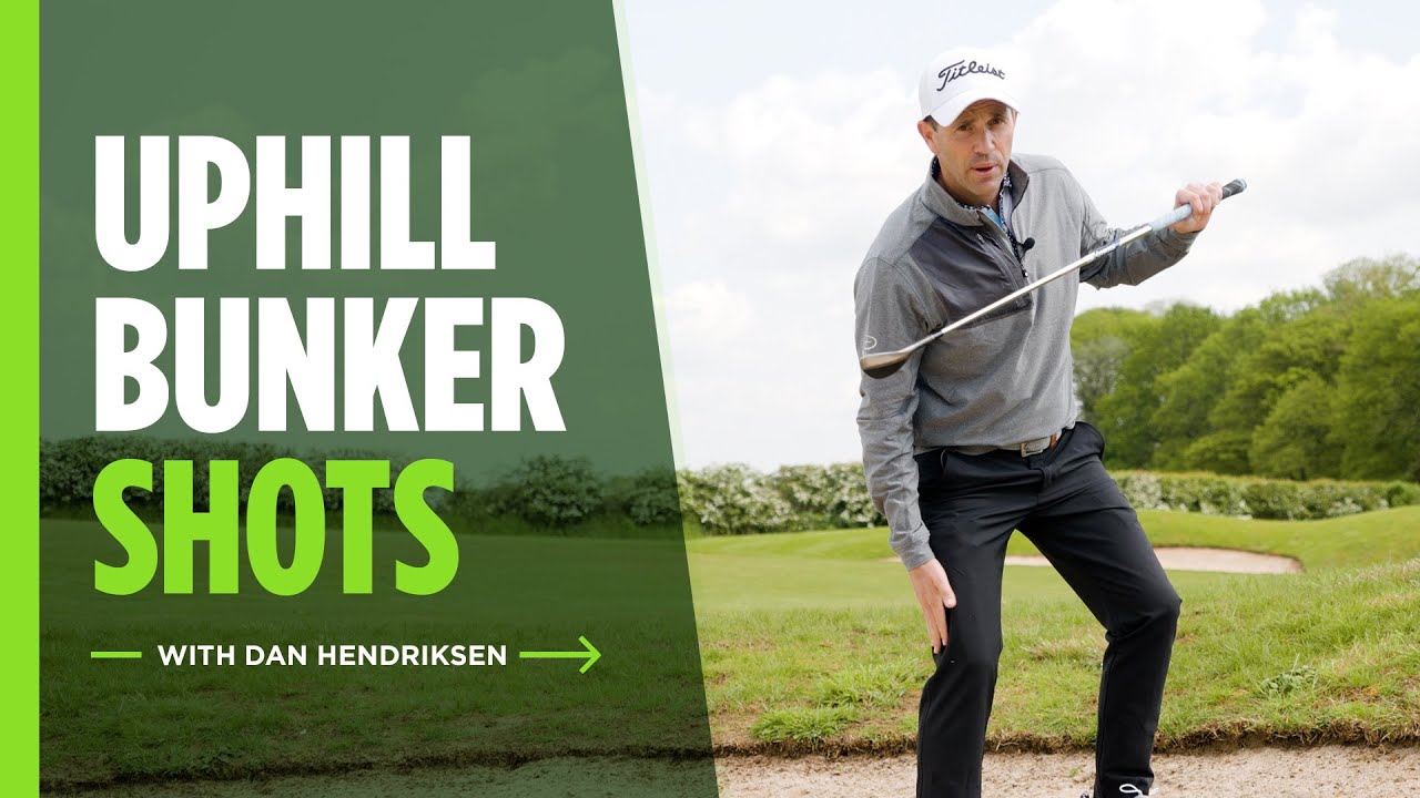 Essential tip for uphill bunker shots ↗ - YouTube