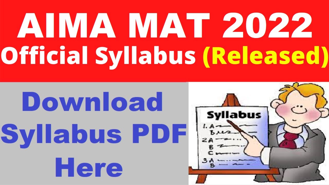 AIMA MAT 2022 Syllabus (Released) - Check & Download AIMA MAT 2022 ...