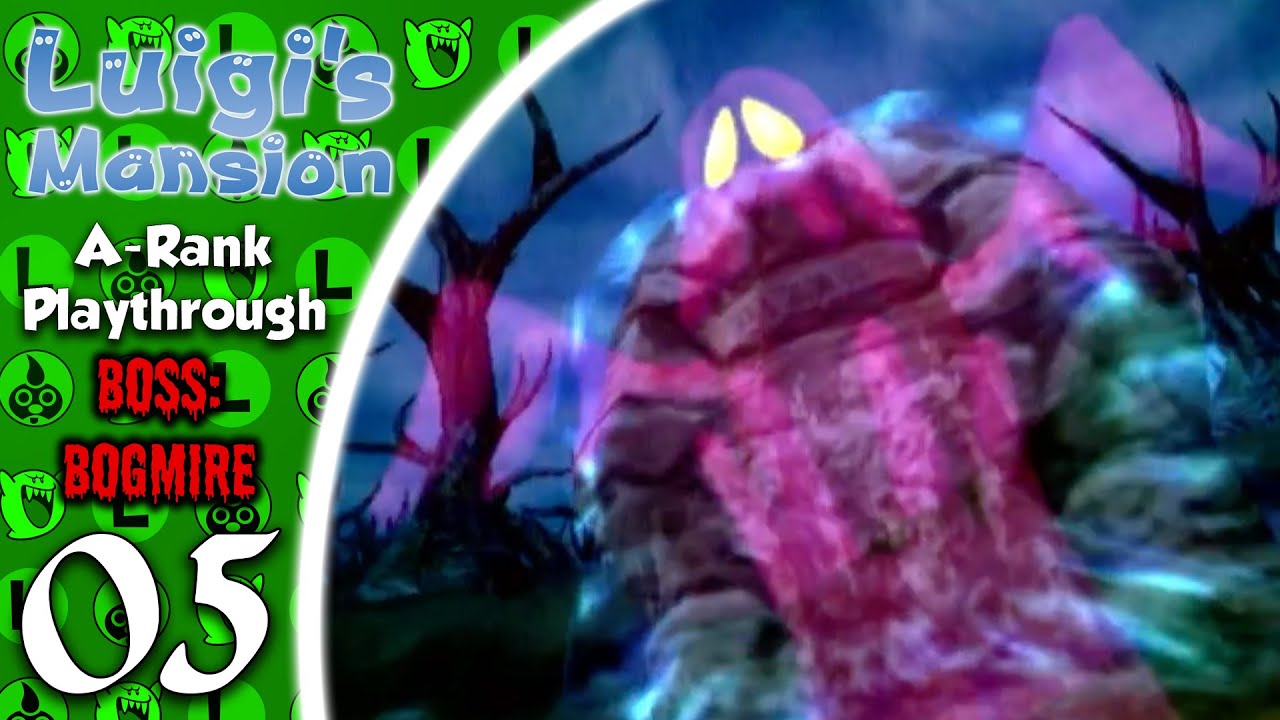Luigi's Mansion: A-Rank Playthrough: Part 05 (Boss: Bogmire) - YouTube