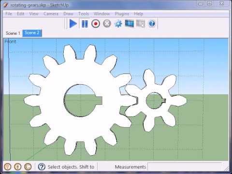 Rotating Gears Tutorial - Keyframe Animation - YouTube