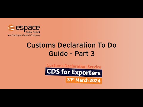 How to authorise an agent to use your CDS deferment and cash accounts Espace EORI # GB ...