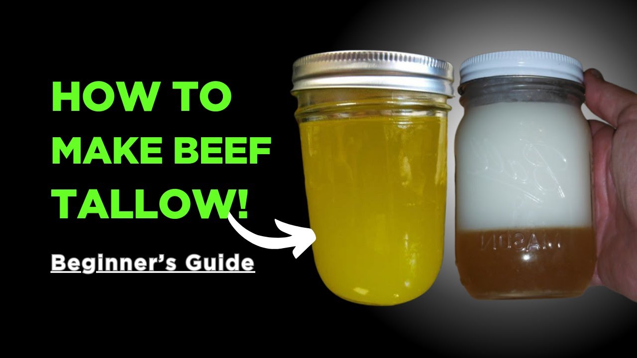 How to Make Beef Tallow: (Homemade Beef Tallow) - YouTube