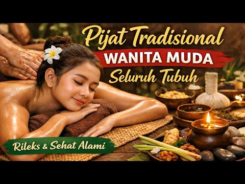 🔴Pijat Tradisional Wanita Muda Seluruh Tubuh | Relaksasi Alami untuk Tubuh dan Pikiran”