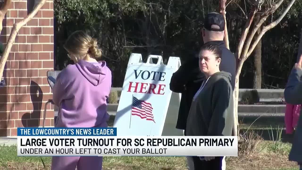 VIDEO: Large voter turnout for SC Republican Primary - YouTube