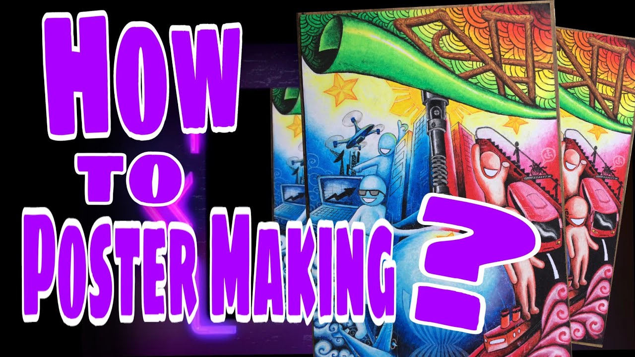 Paano mag POSTER MAKING? - YouTube