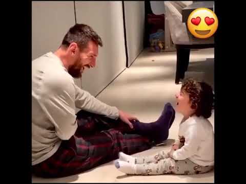 Messi cute moment with family- #Messi - YouTube