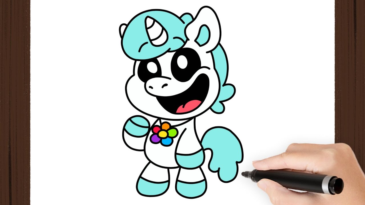 How To Draw a CRAFTY CORN I POPPY PLAYTIME - YouTube