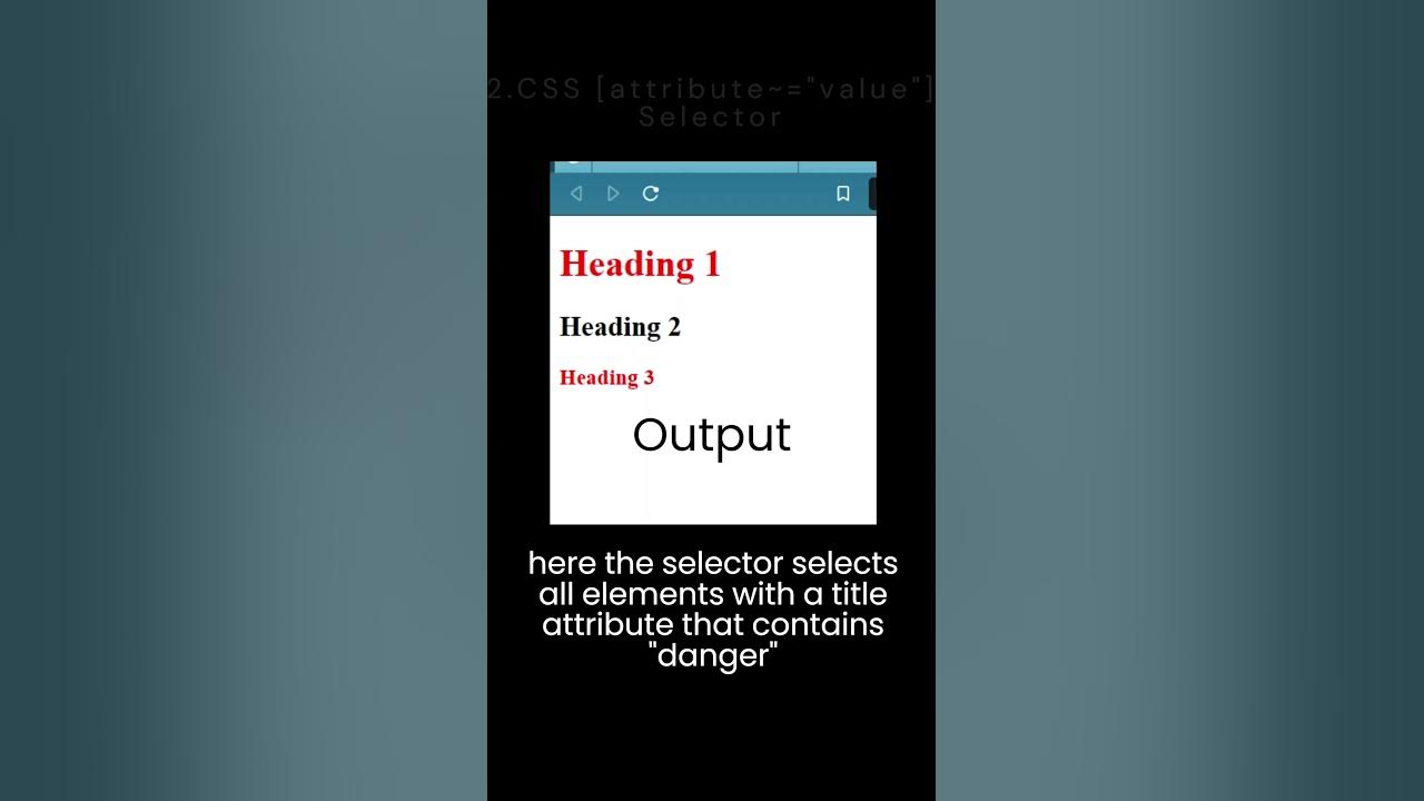 Html And Css Basic 30 Selectors Part 5 Attribute Selectors Part 2 Youtube