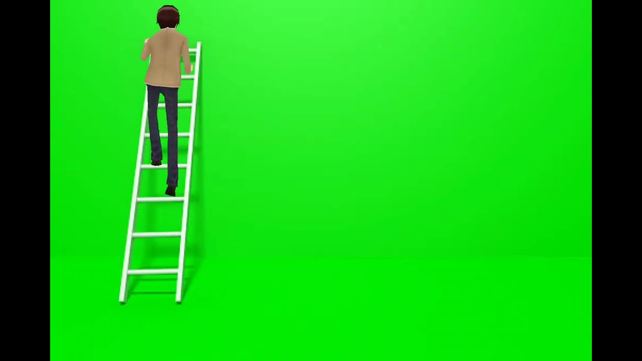 Green Screen Ladder climbing - YouTube