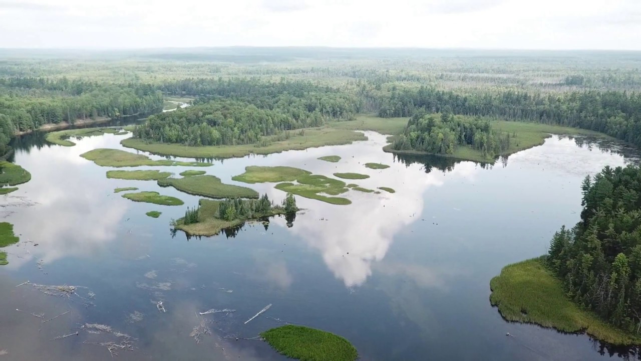 Westgate Scenic overlook Au Sable river - YouTube