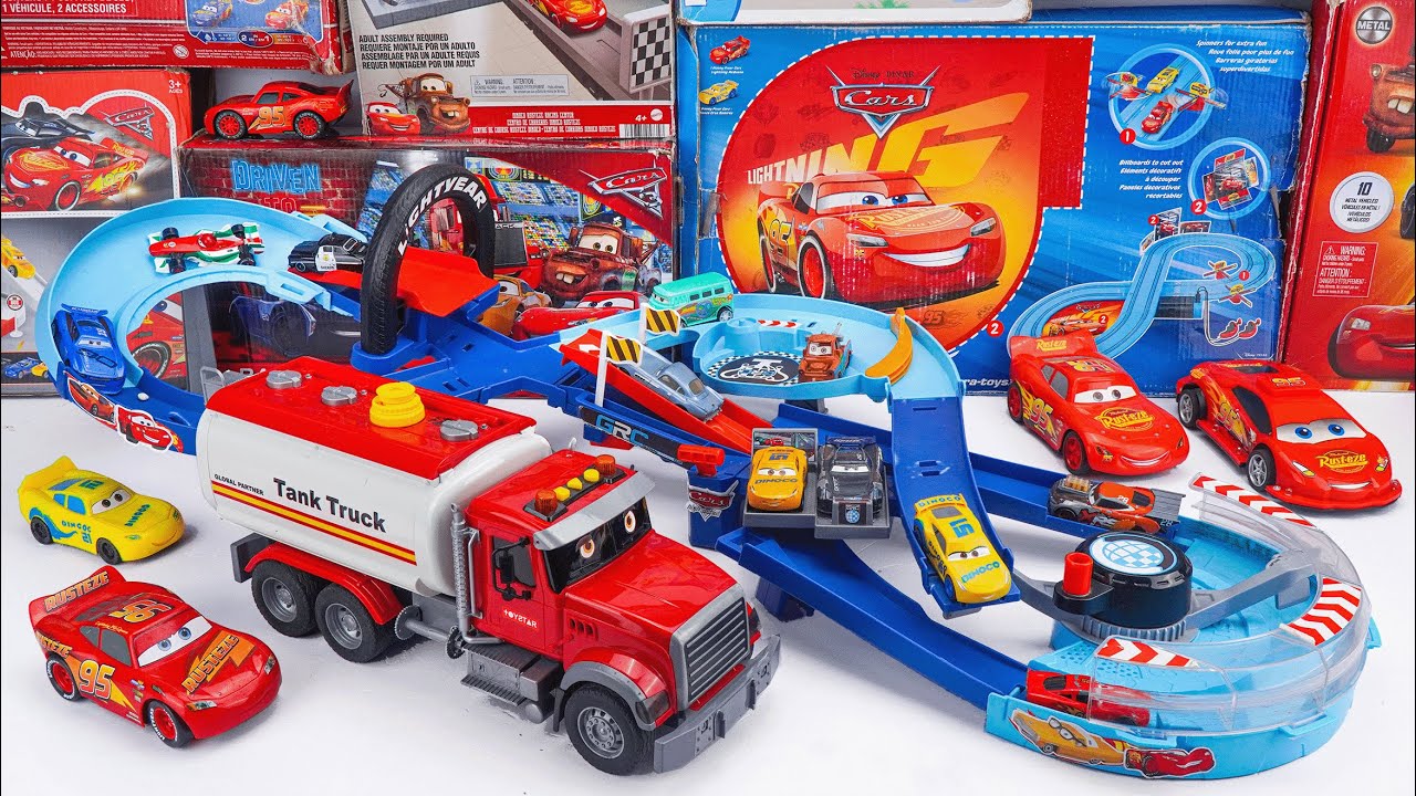 Disney Pixar Cars Unboxing Review | Disney Pixar Cars Tank Truck Global ...